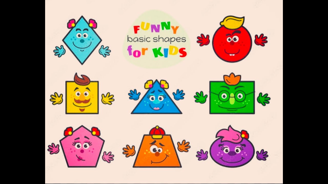 Title Shapes song for kids🤩 Nursery rhymes for babies 🤗 Learn shapes 😊 ...