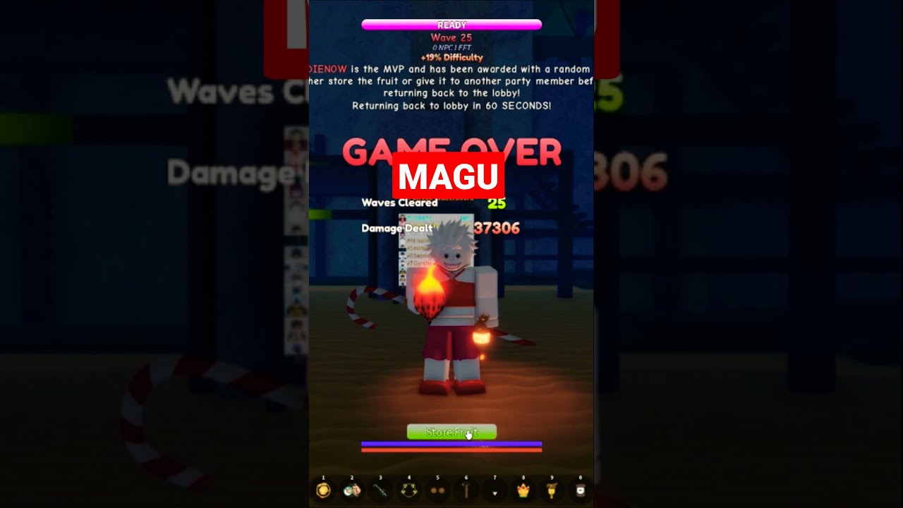 Magu ?!?!? [GPO] Grand Piece Online Dungeon - YouTube