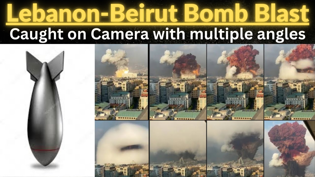 Lebanon - Beirut bomb blast caught on camera || Multiple angles ...