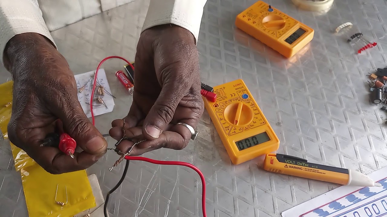 How to measure voltage,current,npn,pnp,continuity,resistance value ...