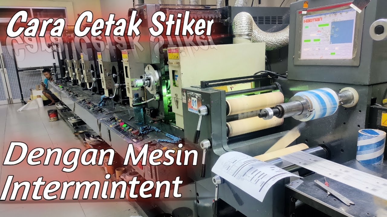 CARA CETAK STIKER - YouTube