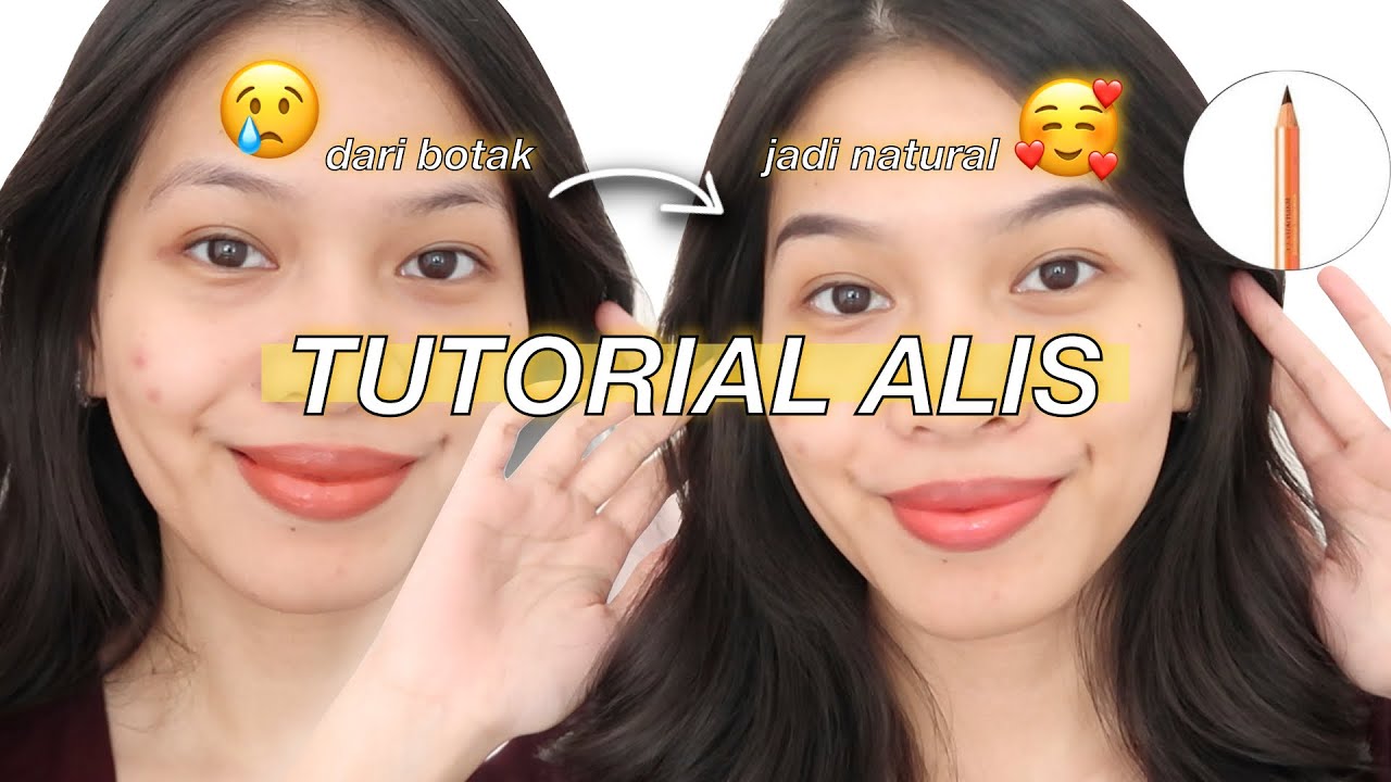 TUTORIAL ALIS PEMULA YANG NATURAL TANPA CUKUR Ratu Adellya - YouTube