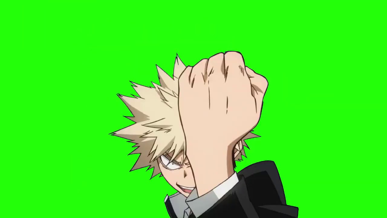 Bakugo • Green Screen - My Hero Academia - YouTube