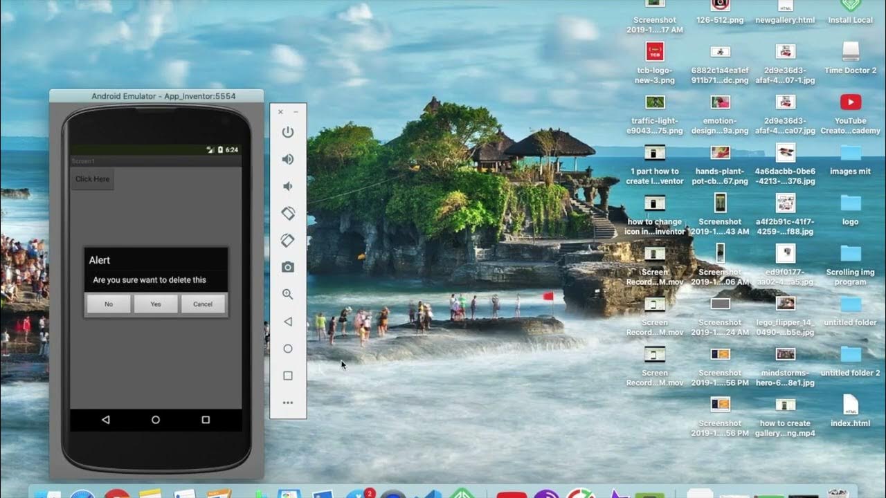 Create a simple App using Notifier in MIT App Inventor Tutorial #6 - YouTube