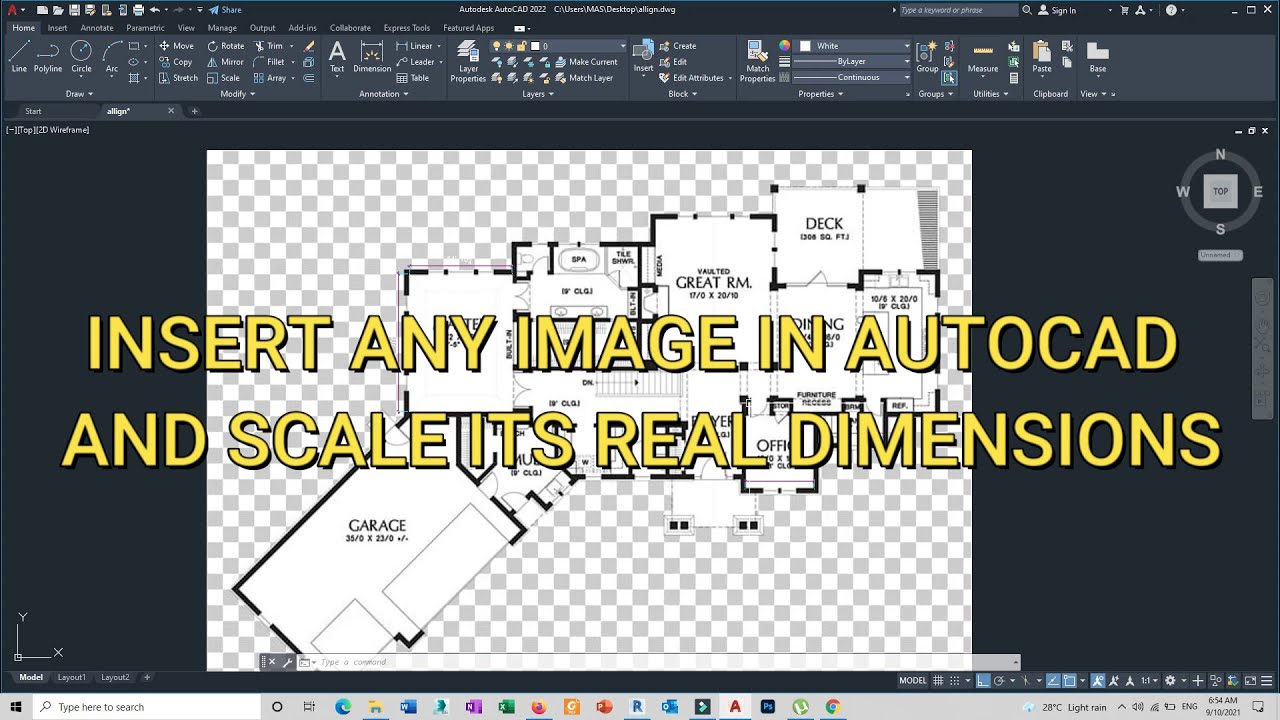 HOW TO INSERT ANY IMAGE TO AUTOCAD SCALE IT Insert And Scale An HOW TO INSERT ANY IMAGE TO AUTOCAD SCALE IT Insert And Scale An