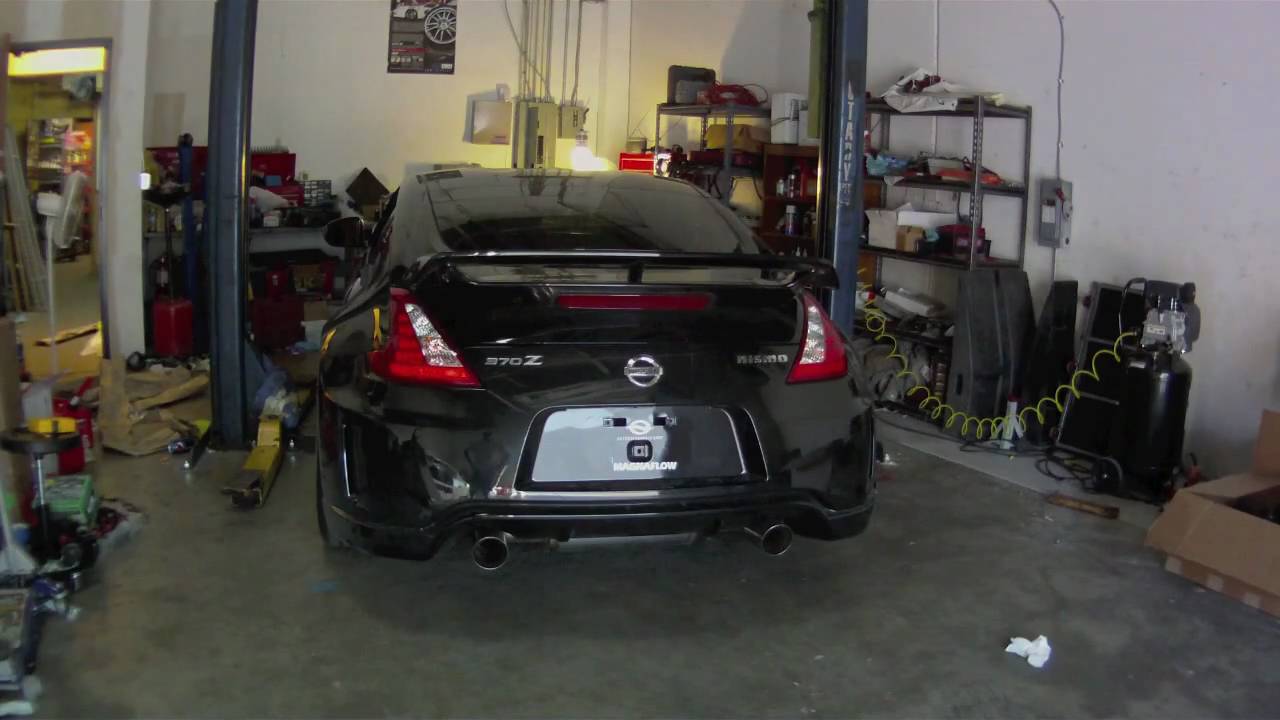 2010 Nissan Nismo 370z with Magnaflow Exhaust PPE Long tube headers ...