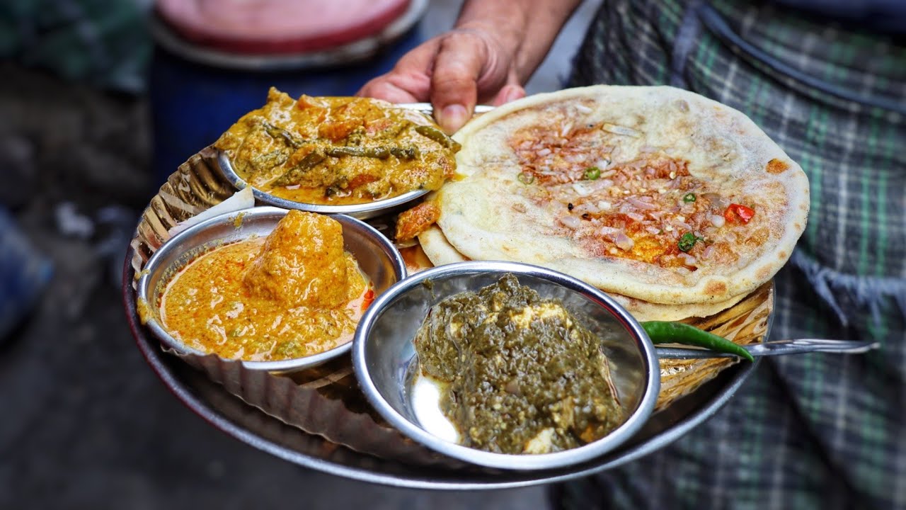 3 Roti Paneer Butter Masala , Shahi Paneer Rs. 30/- Only | Street Food ...