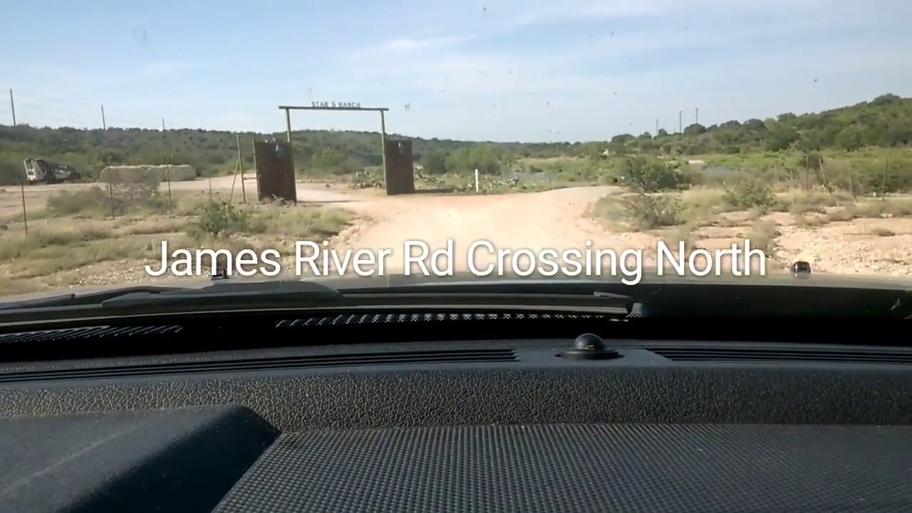Texas Hill Country - James River Crossing in Jeep Commander XK - YouTube