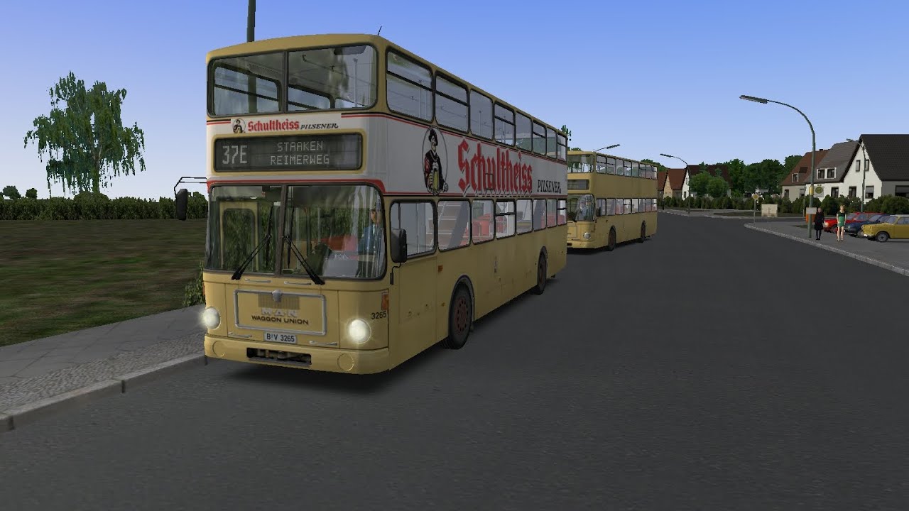 Let´s Drive: OMSI 2: Mit dem MAN SD200 SD83 zum Reimerweg - YouTube