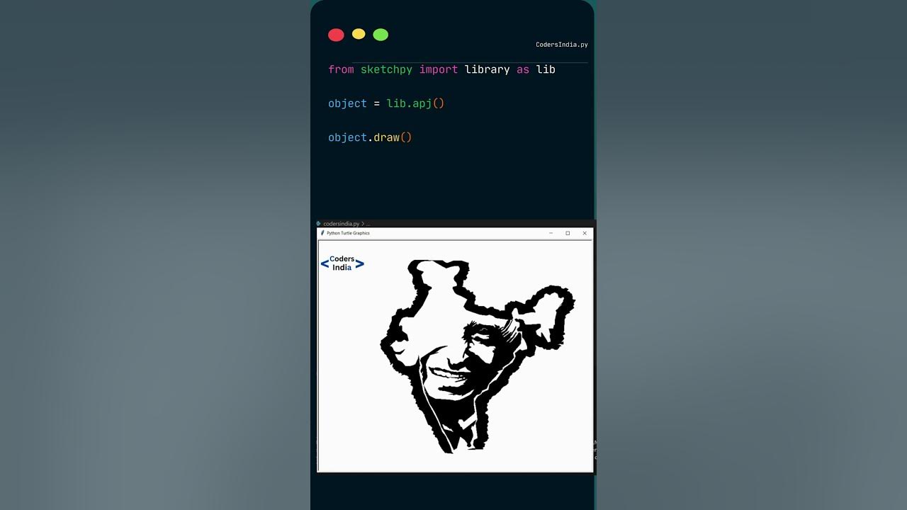 #apjabdulkalam sketch with #python #pythoncourseinhindi # ... #apjabdulkalam sketch with #python #pythoncourseinhindi # ...