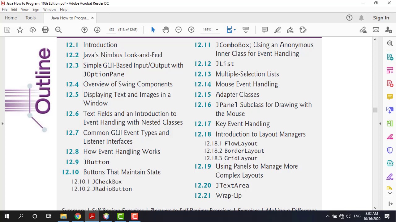 Chapter 12 GUI Components Part 1 - YouTube