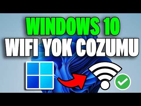 Windows 10-11 Wifi Yok | Wifi Simgesi Yok Sorunu Çözümü 2026