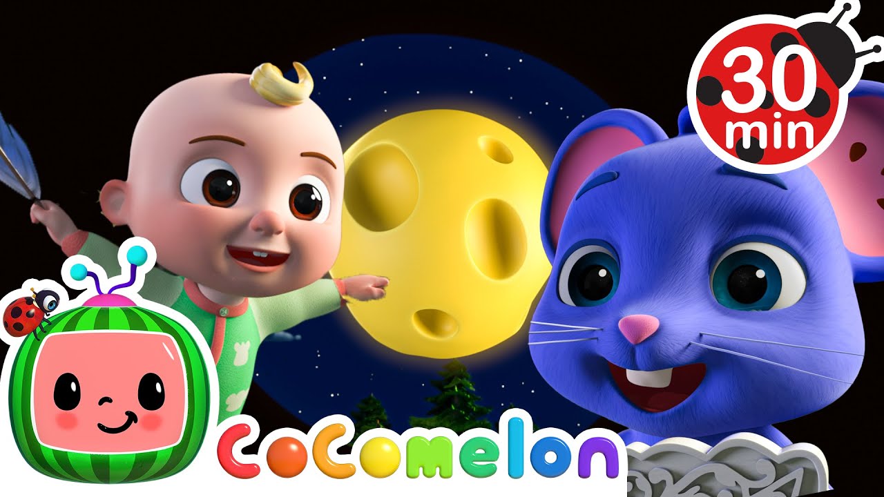 Space Trip to the Moon! | Cocomelon | 🚌Wheels on the BUS Songs! | 🚌 ...
