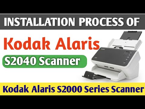 Kodak S2040 Scanner installation | Kodak Alaris S2040 scanner | How to ...