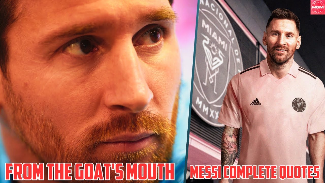 Why Messi Joined Inter Miami | Complete Messi Interview & Barca ...