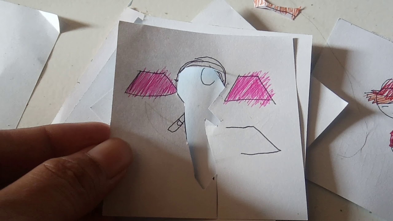 Membuat Orang-orangan Sendiri Dari Kertas / Making Girl Toys From Paper ...