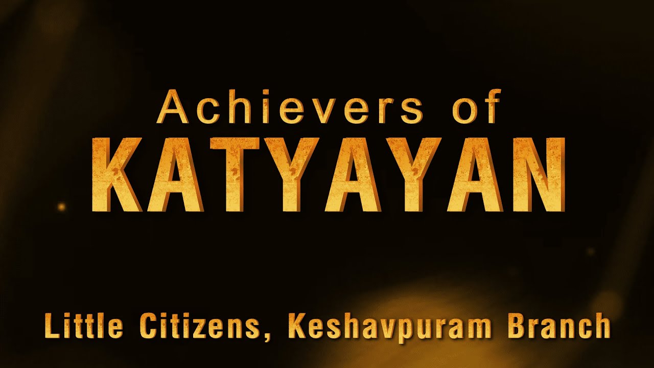 Congratulations Achievers of Katyayan 2023-24 | Pre-Primary ...