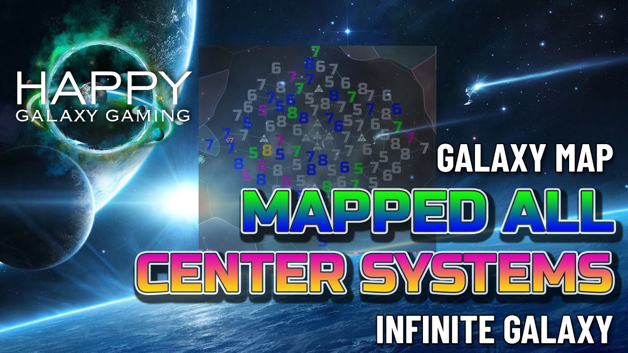 Infinite Galaxy - Center Map: All Buffs and System Levels - YouTube