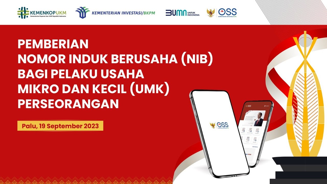 PEMBERIAN NOMOR INDUK BERUSAHA (NIB) PELAKU USAHA MIKRO DAN KECIL (UMK ...