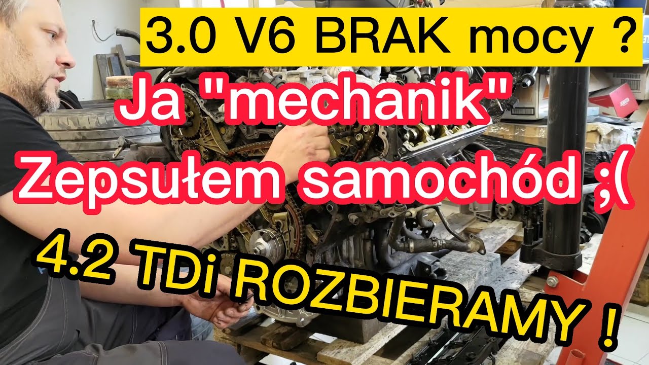 Zepsułem samochód, Ja "mechanik". 4.2 TDi rozbieramy. Citroen c5 3.0 V6 ...