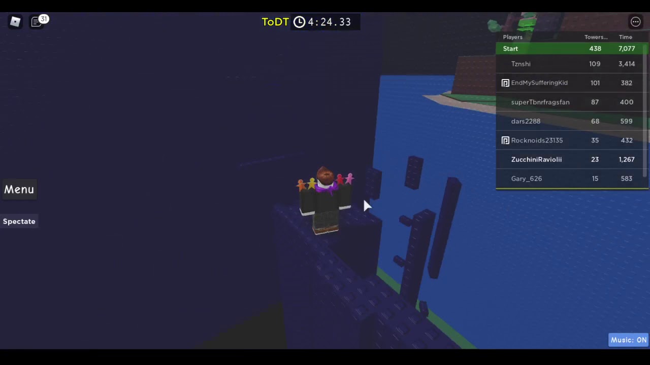 Roblox Jtoh ToDT first try progress report - YouTube