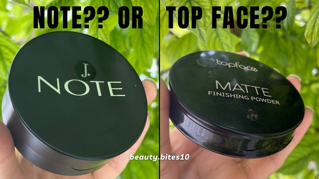 Best COMPACT POWDER?? NOTE vs TOP FACE comparison | beauty bites by ...