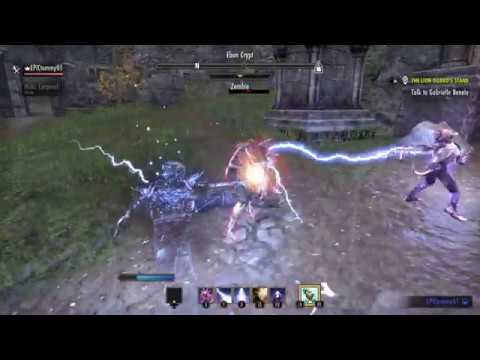 Elder Scrolls Online #4 Kill Angof the Gravesinger (necromancer) - YouTube