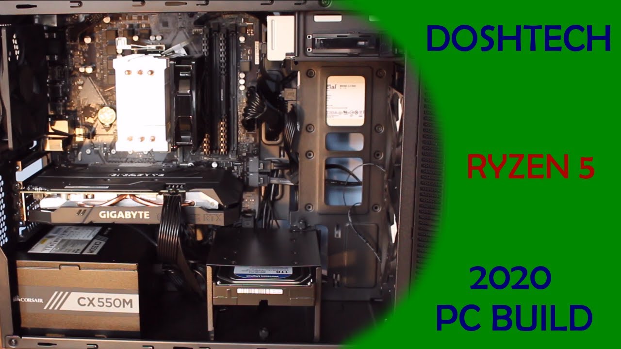 2020 Ryzen 5 PC Build - YouTube