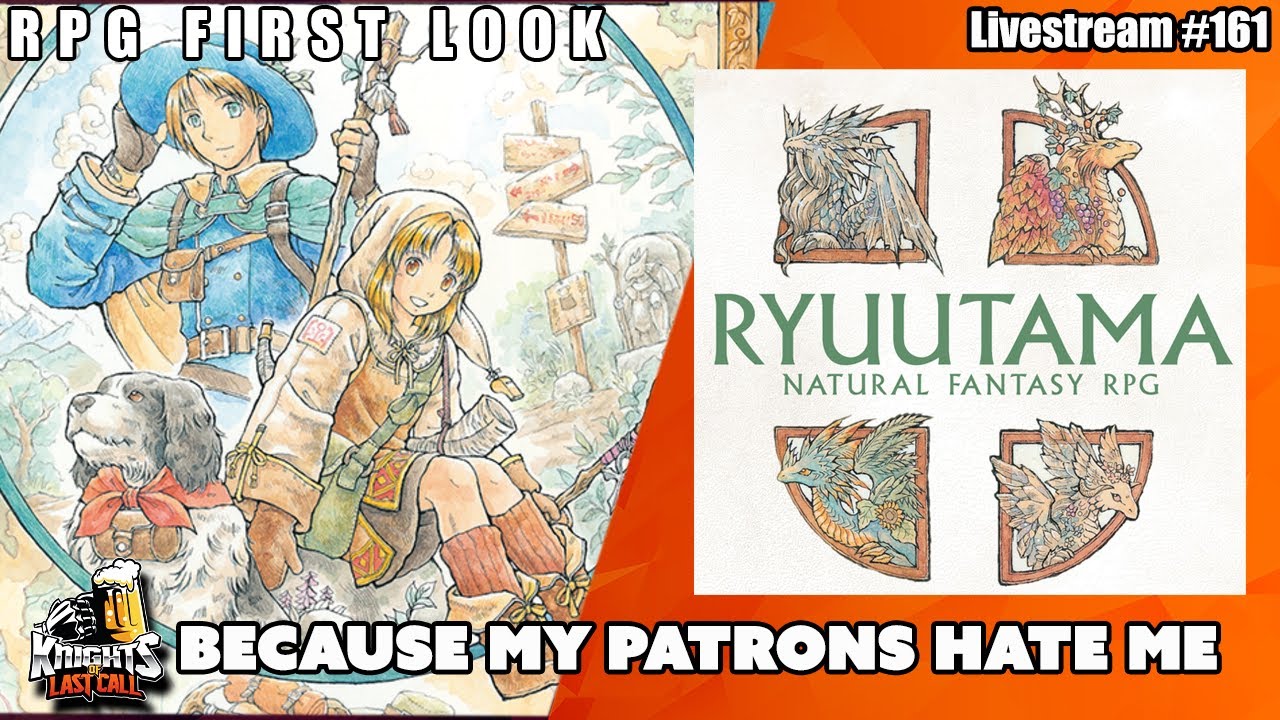 Ryuutama - Natural Fantasy RPG - FIRST LOOK - Livestream #161 - YouTube