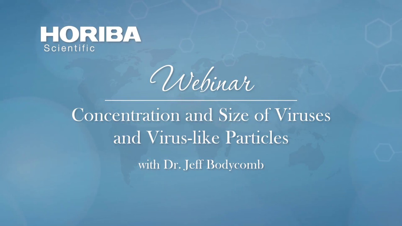 Concentration and Size of Viruses and Virus-like Particles Webinar ...