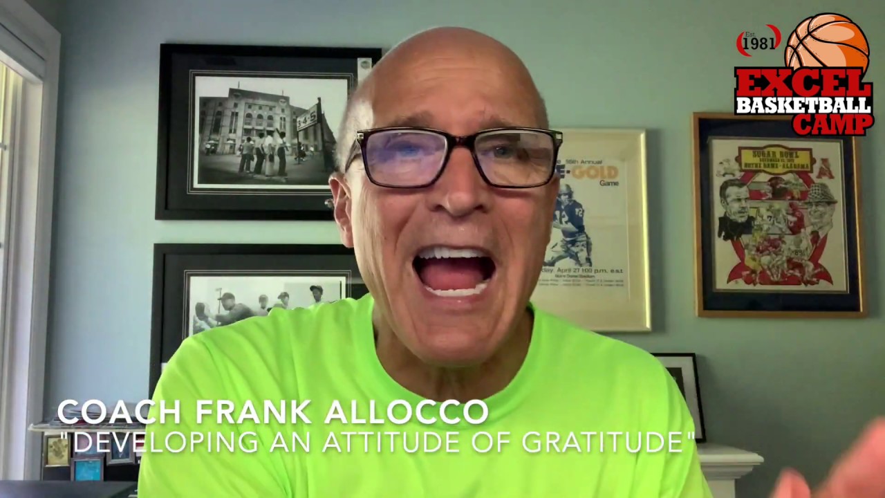 Attitude of Gratitude: Coach Frank Allocco Sr - YouTube