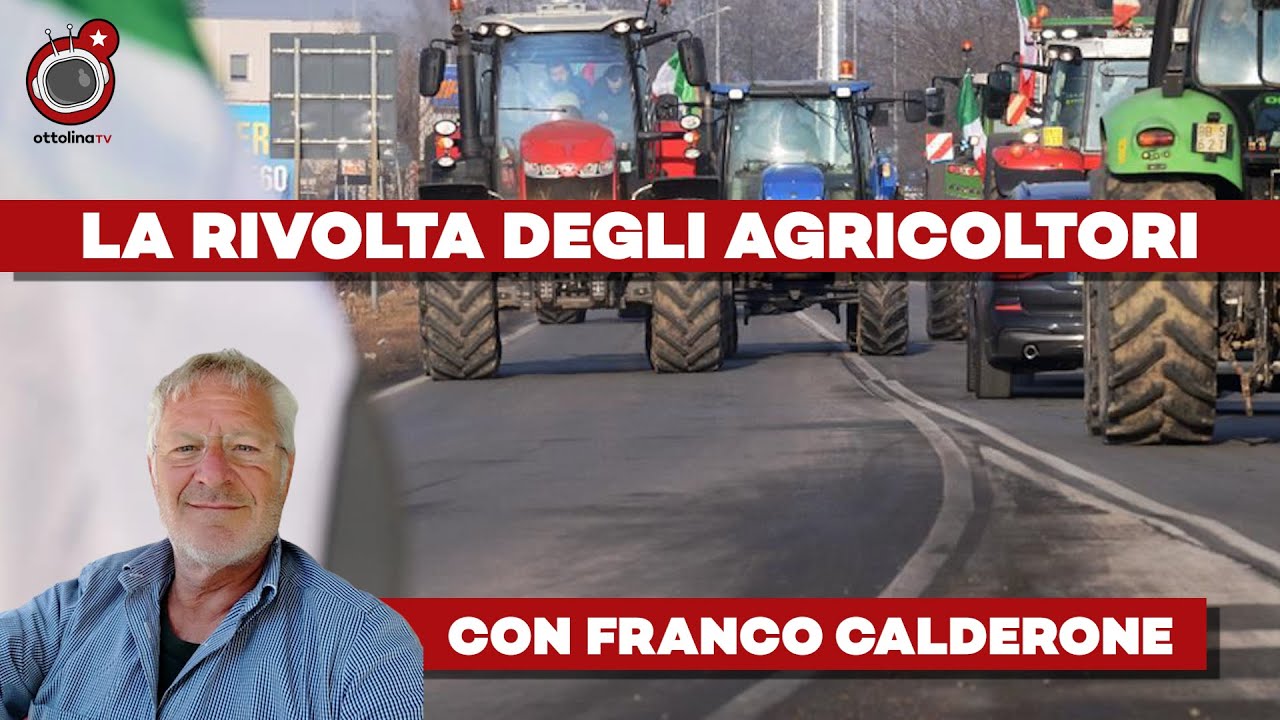 La RIVOLTA degli agricoltori, con Franco CALDERONE | Live 19/02/24 ore ...