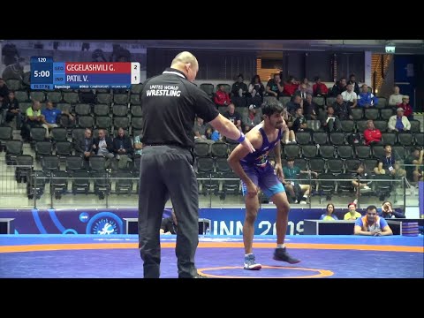 G. GEGELASHVILI (GEO) v. V. PATIL (IND) | FS 57 kg | Repechage