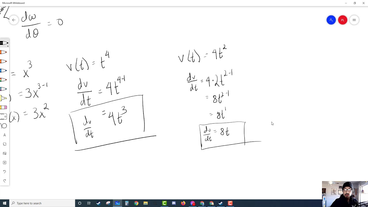 Math Skills: Derivatives - Power and Constant Rule - YouTube