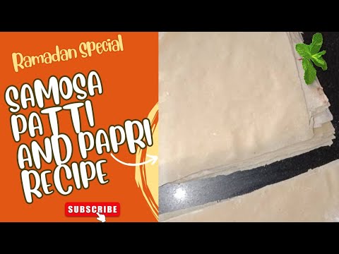 Homemade Samosa Patti And Papri Recipe By Shakila's kitchen || Ramadan ...