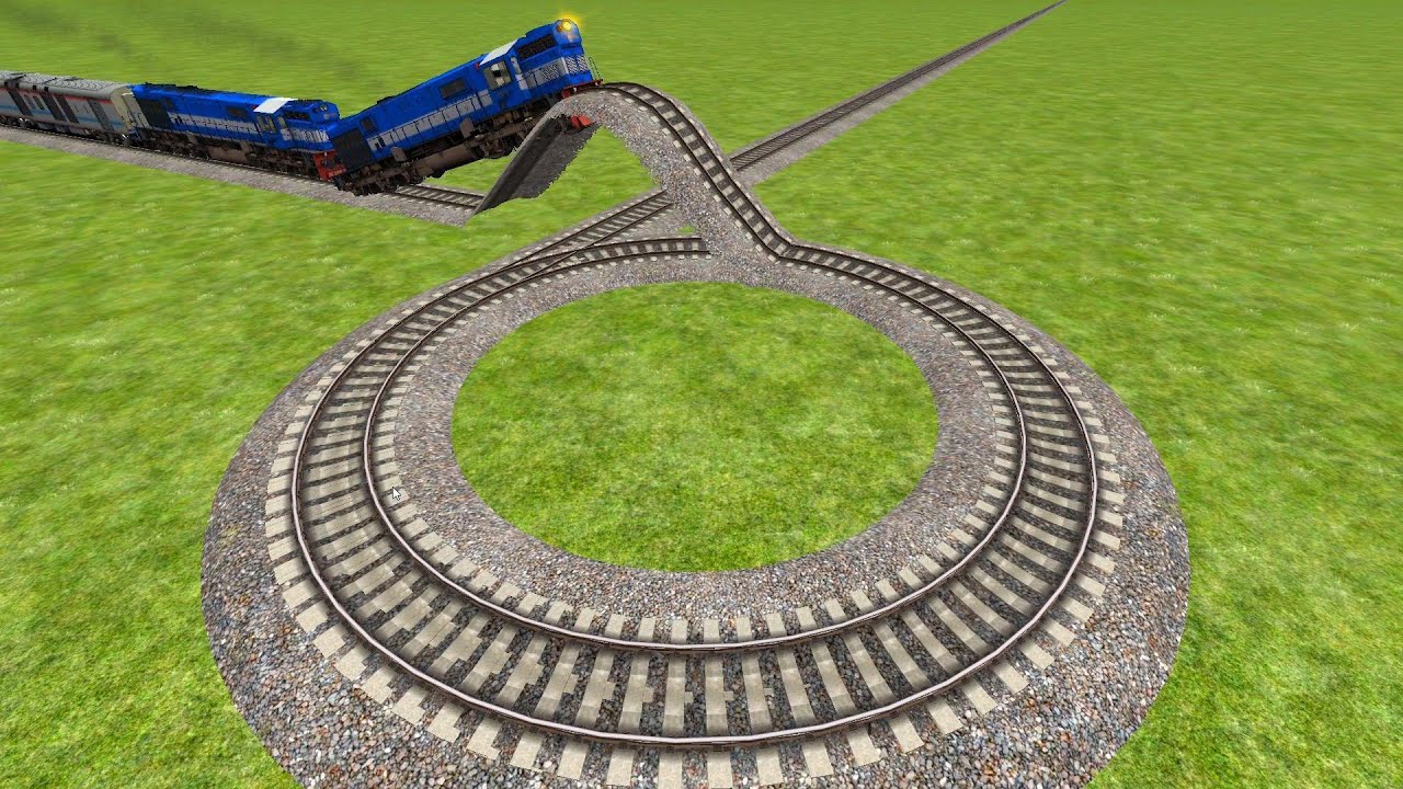 TRAIN SIMULATOR CLASSIC GAME BY ROUND RAILROAD TRACKS RISKY RAILROAD ...