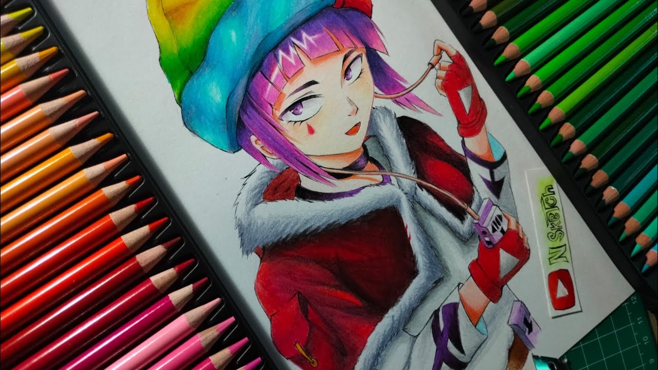 Drawing kyoka jiro || Boku no Hero academia || menggambar kyoka jiro ...