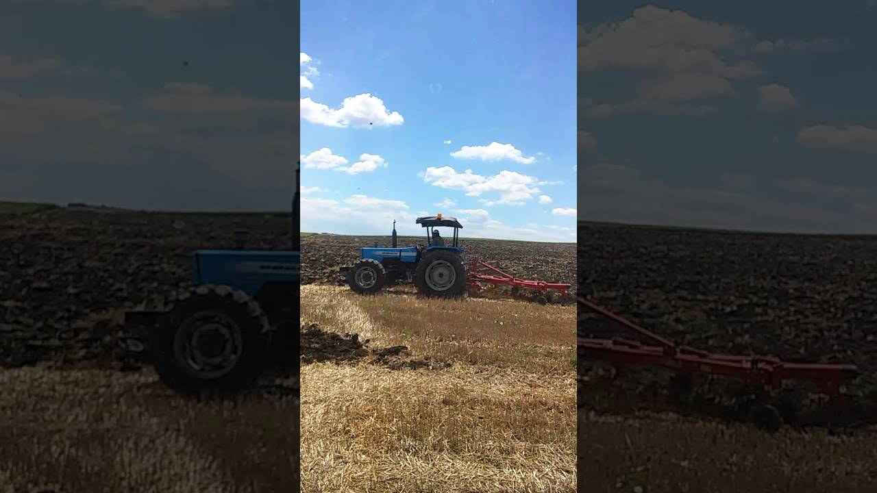 Massey ferguson 5455 landini 8865 mccormick edirne tarla sürümü - YouTube