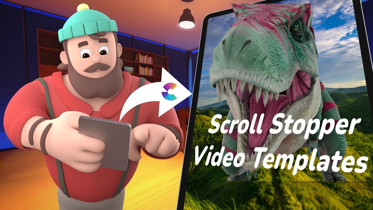 CreateStudio Scroll Stopper Video Templates for Facebook, Instagram ...