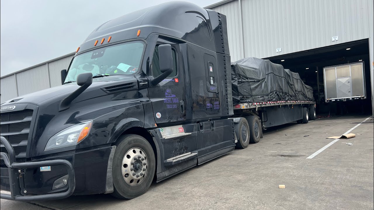 Prime Inc flatbed trucking #76. I hate loads that belong on conestoga ...
