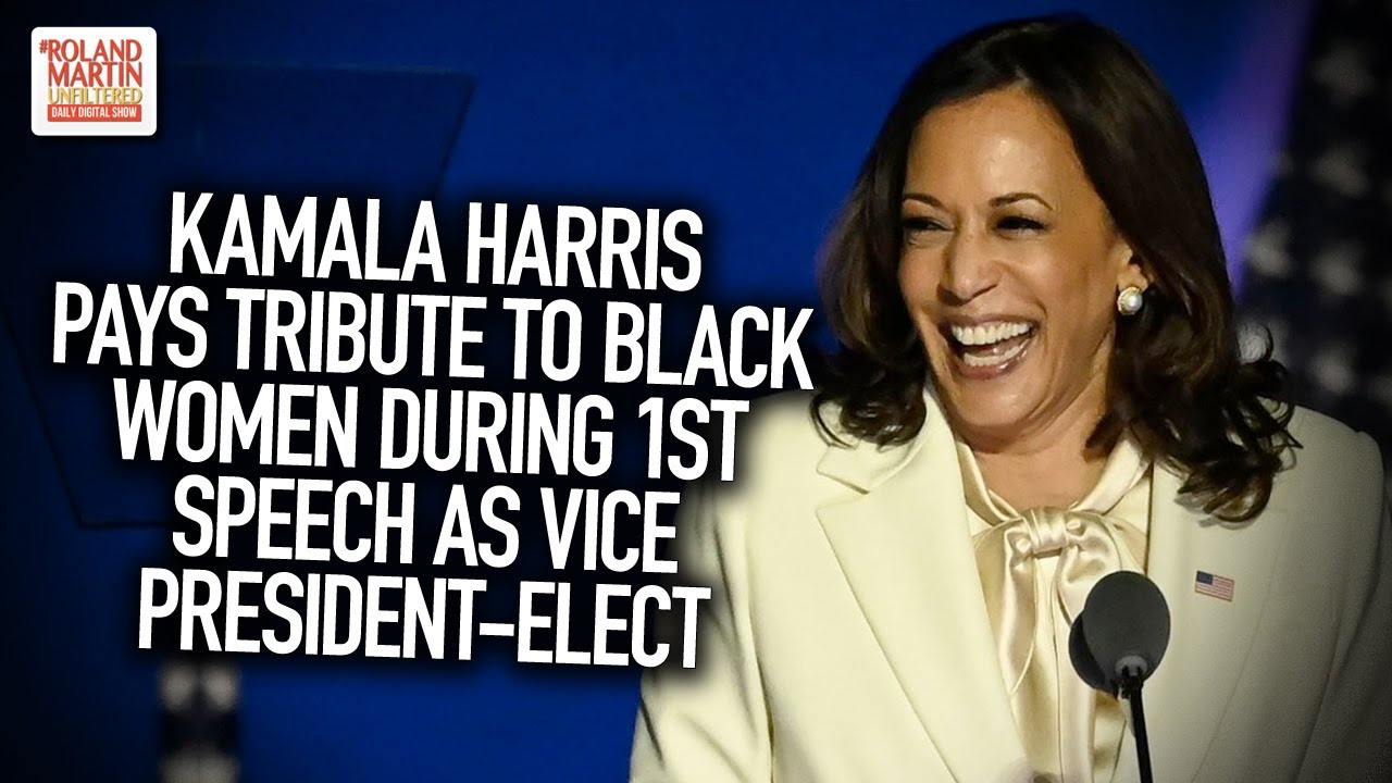 Kamala Harris Pays Tribute To Black Women During 1st Speech As Vice ...