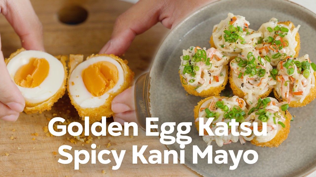 RESEP TELUR GORENG KATSU WITH SPICY KANI MAYONNAISE ! COCOK UNTUK SNACK ...