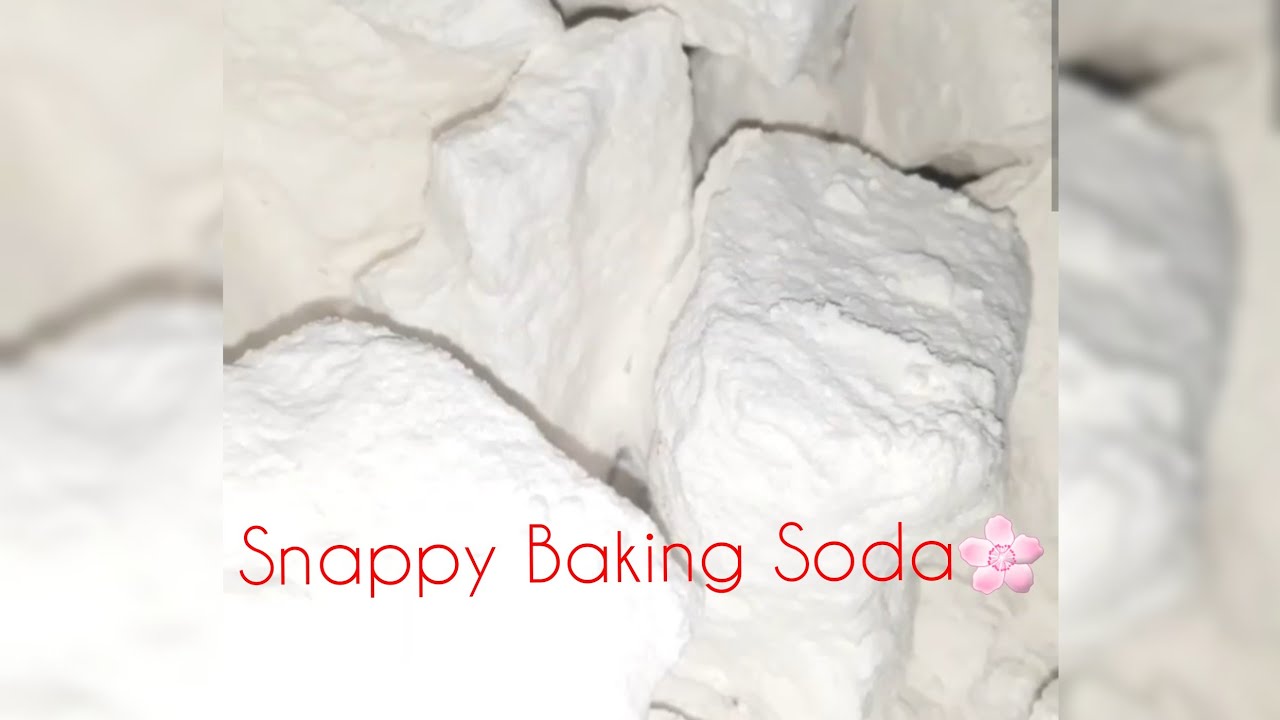 ASMR~Soft Snappy Poppy Baking Soda~ Satisfying Crumble. - YouTube