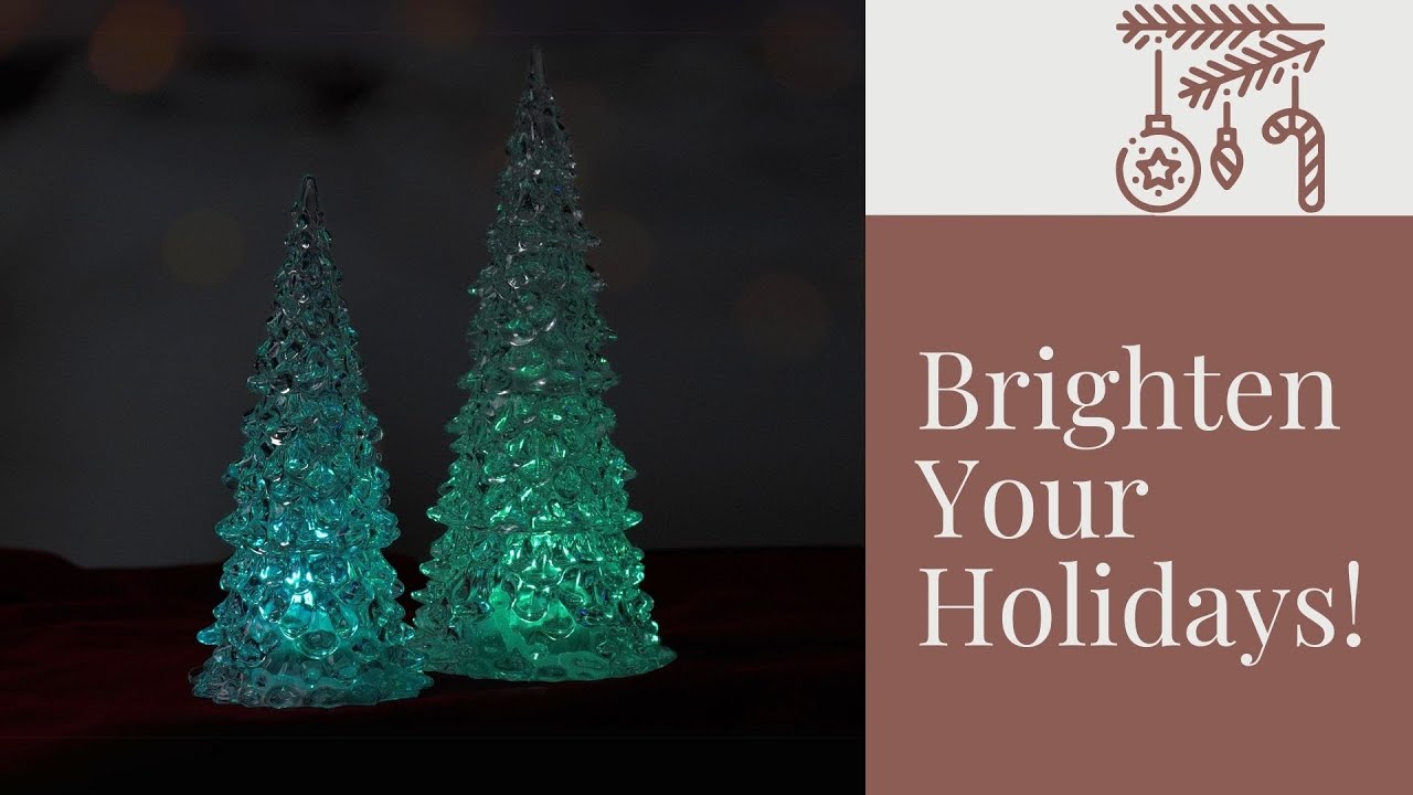 Brighten up the Holidays with Our Color Changing Tree Set - YouTube