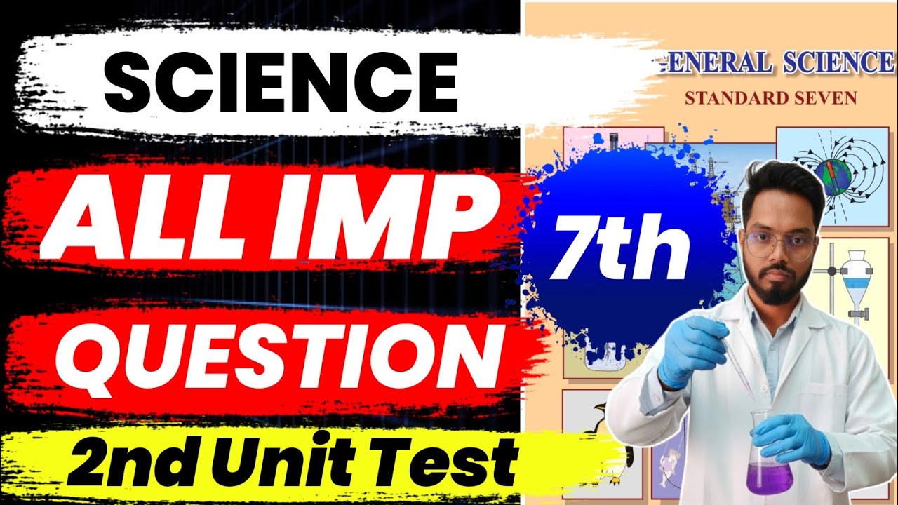 Class 7th General Science Important Questions Second Unit Test Exam ...