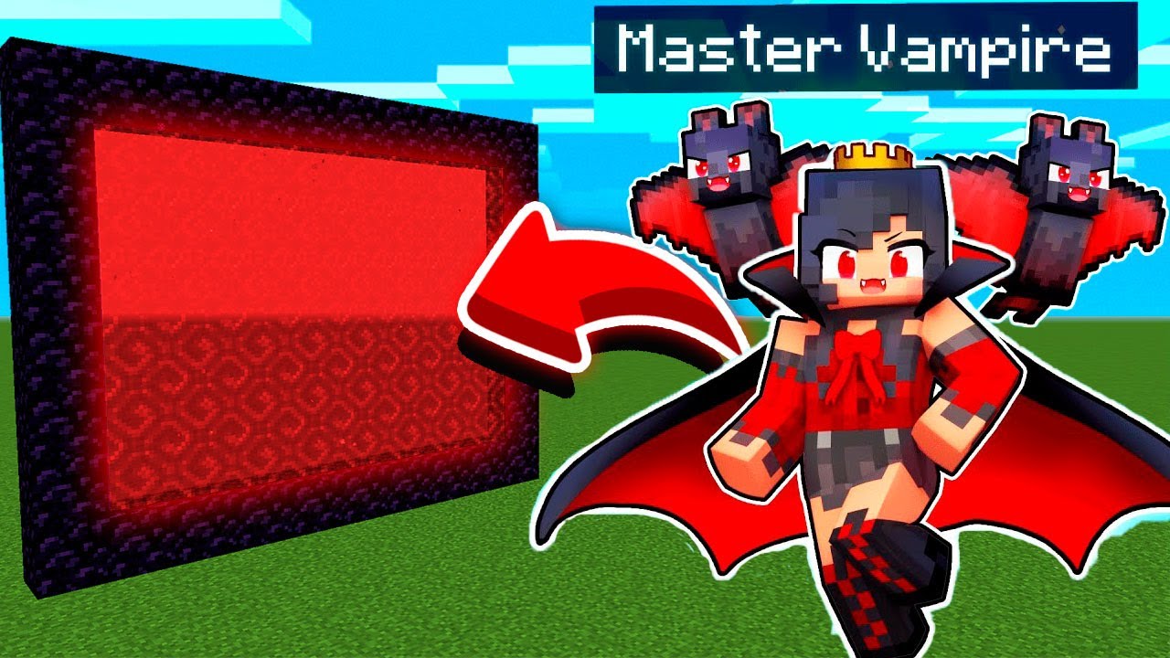 How To Make A Portal To The Aphmau MASTER VAMPIRE Dimension In ...