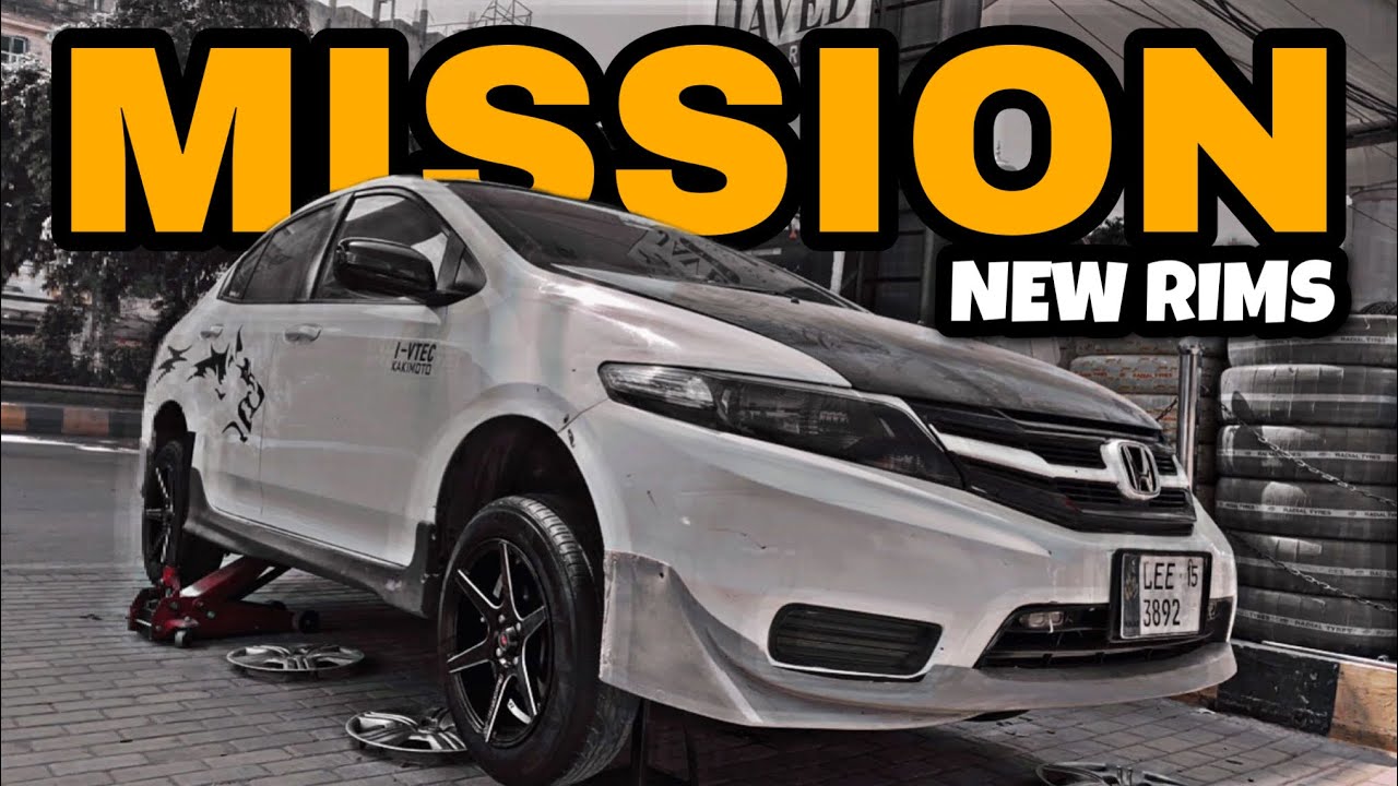 Mission New Rims 😍 | Honda City Modification 🔥 | Underconstruction 🔱 ...