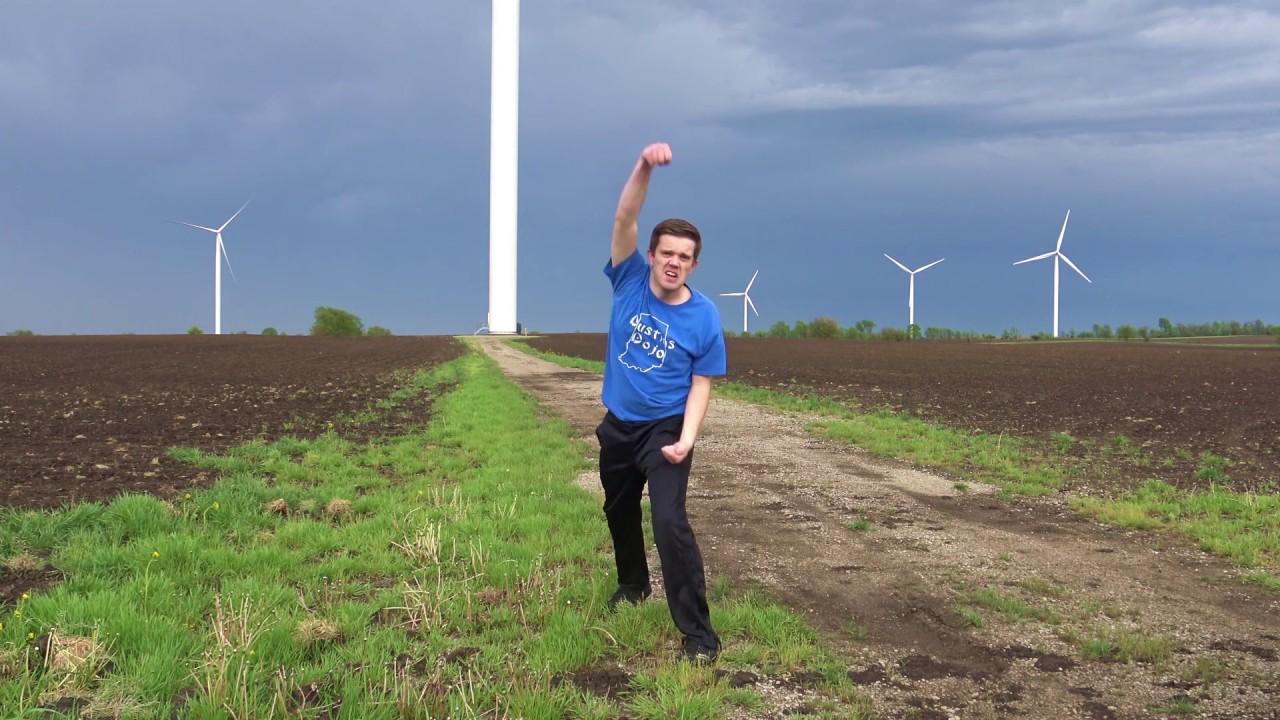 Dustins Dojo Windmill Punch - Wind farm Edition - YouTube