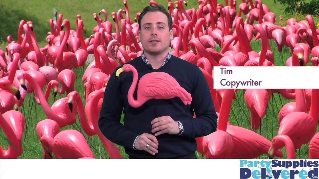 Flamingo Flocking Fundraiser - YouTube