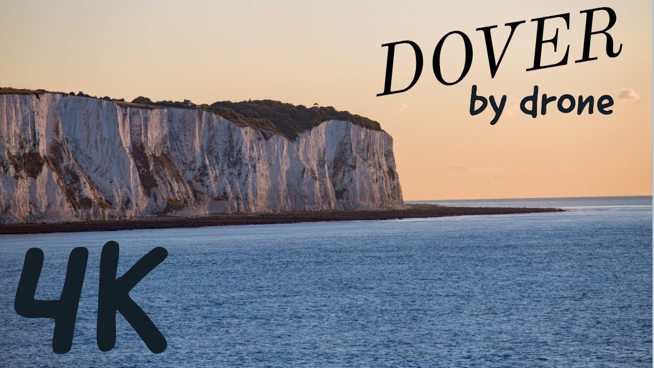 DOVER by drone - Castle and the White Cliffs of Dover - 2019 - YouTube